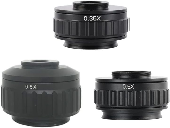 Microscope Adapter 0.35X 0.5X C-Mount Lens Microscope Camera Adapter ...