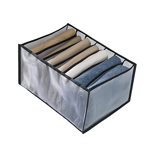 Gaj Wardrobe Cloth Storage Seven Grid Storage Organiser Multipurpose ...