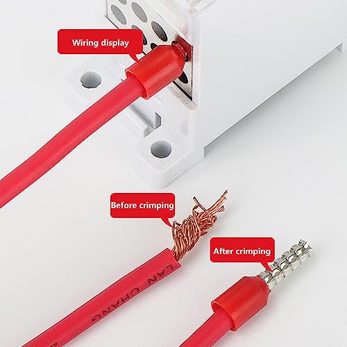 Jadeshay Wire Ferrules kit,2400pcs Wire Ferrule Crimp Connectors Kit ...