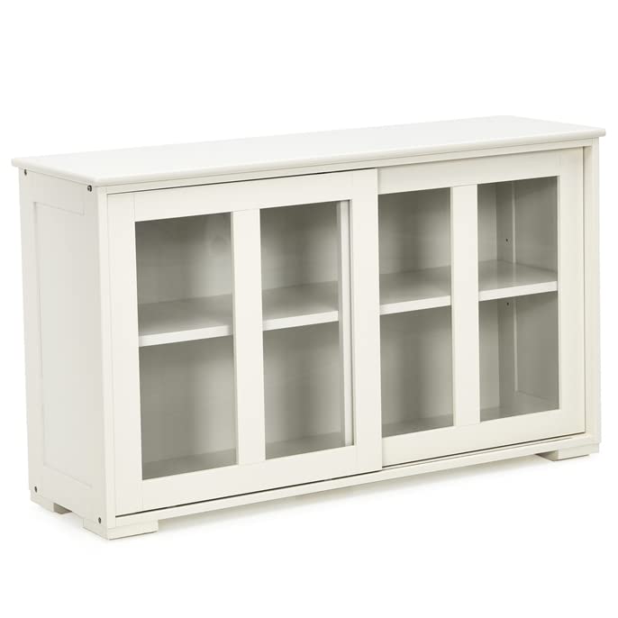 Amazon.com - WATERJOY 42" Small Buffet Sideboards Cabinet with Sliding ...