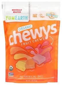 Amazon.com : YumEarth Organic Chewys Fruit Flavored Candy Chews ...