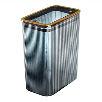 Amazon.com: Transparent Trash Can, Bathroom Trash Cans with Lids ...