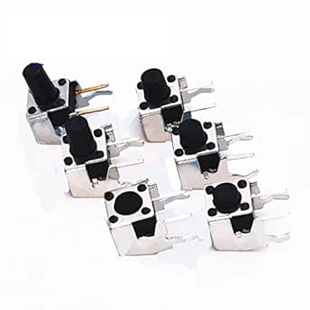 20PCS Tactile Push Button 6x6x12mm Switch MICRO SWITCH 4P DIP HEIGHT ...