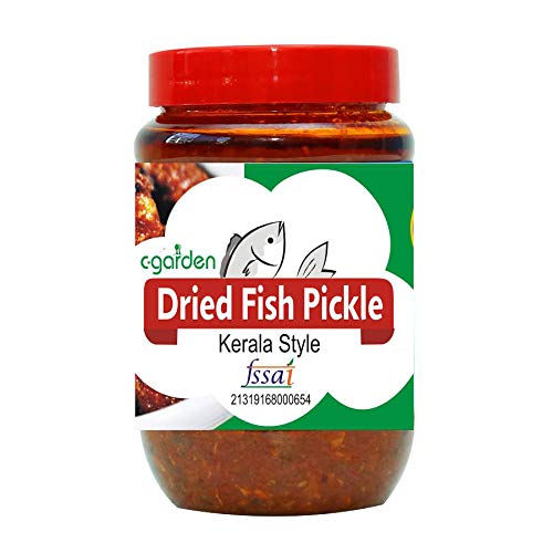 C-Garden Homemade Kerala Style Salted Dried Fish Pickle with No Added ...