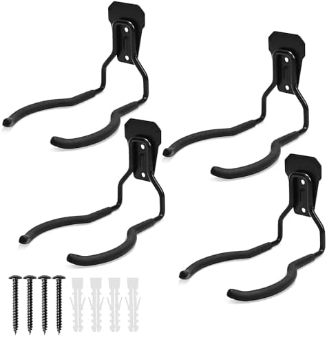 Heevir Garden Power Tool Hanger - 4Pcs Steel String Trimmer Holder Wall ...