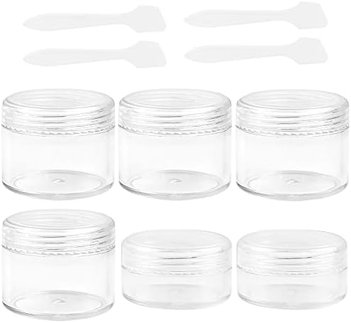 6Pcs Travel Bottles Pots Sample Pots Mini Travel Pots for Toiletries ...