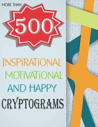 Inspirational Cryptograms Puzzle Book for Adults & Seniors Men and ...