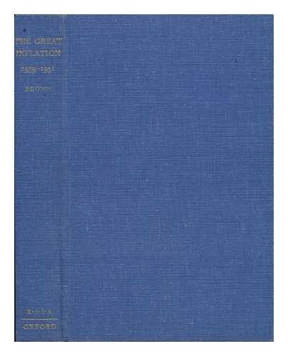 The Great Inflation: Arthur Joseph Brown: Amazon.com: Books
