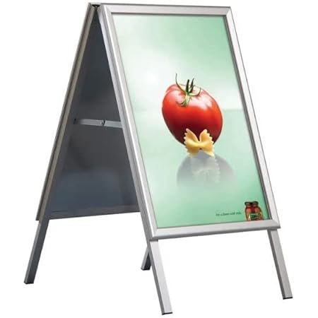 A2 A-Board Pavement Sign Double Sided Poster Holder Outdoors : Amazon ...