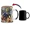 Amazon.com: Morphing Mugs Disney - Beauty and the Beast - Picnic - Thomas Kinkade - One 11 oz ...