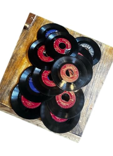 Amazon.com: Vintage Vinyl Record 45 RPM Christmas Collection, Set of 13 ...