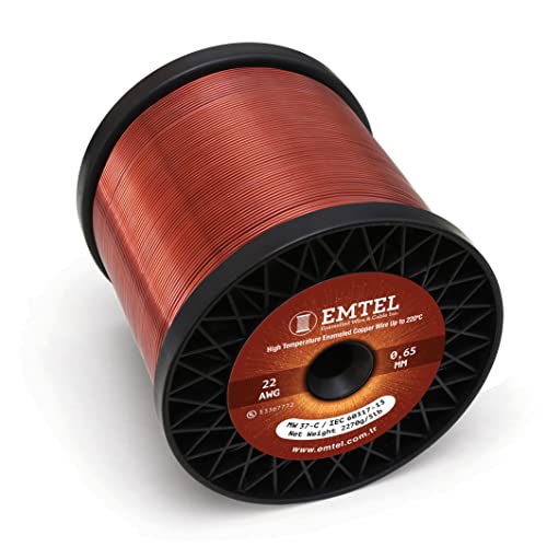 Emtel 0.65 mm 2.250 gr 743 meters Magnet Wire – Enameled Copper Wire ...