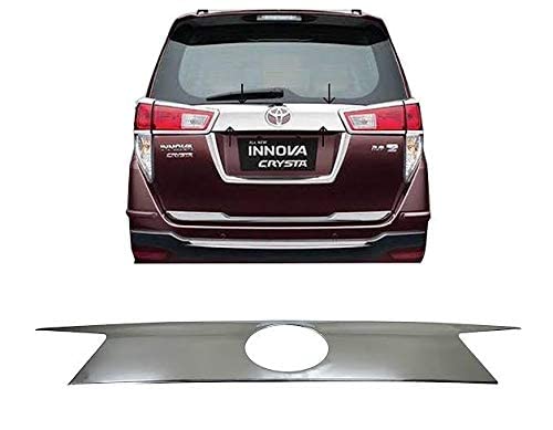 Rear Chrome Logo Number Plate Emblem for Innova Crysta : Amazon.in: Car ...