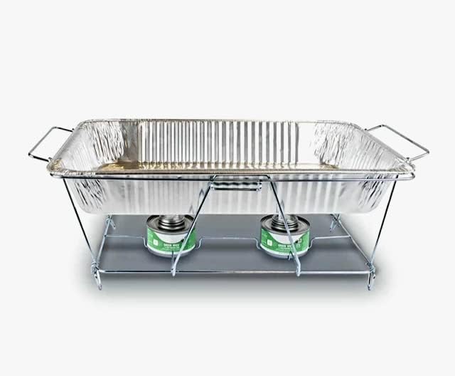 Folding Chafing Food Warmer Wire Rack Chafer Stand Chrome Super Sturdy ...