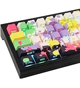 Amazon.com: JOMKIZ PBT keycaps, 135 Keys Double Shot Keycaps Side ...