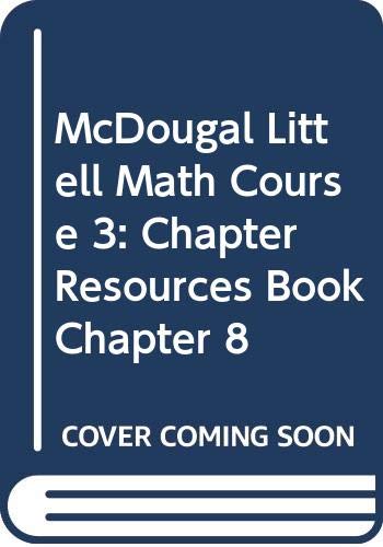 Amazon.co.jp: McDougal Littell Math Course 3: Chapter Resources Book ...