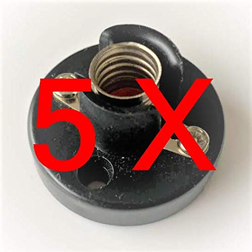 E10 Bakelite Screw Lamp Holder Bulb Socket, with Screw Terminals (Pack ...