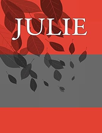 Amazon.com: Julie: Personalized Journals - Write In Books - Blank Books ...