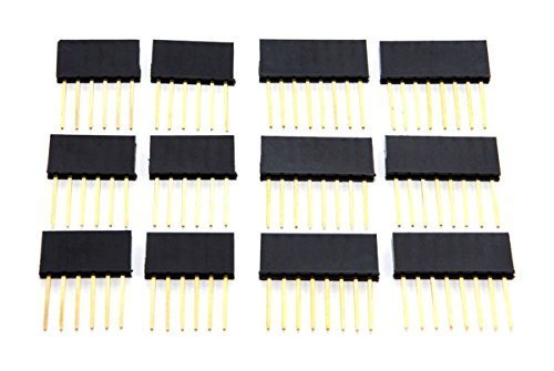 UTRONIX Stackable Header Connector Kit for Arduino 6x6 and 6x8pin ...