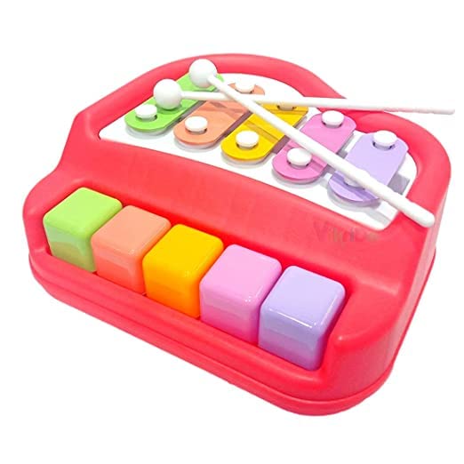 Buy Fun Express Musical Xylophone and Mini Piano, Non Toxic, Non ...