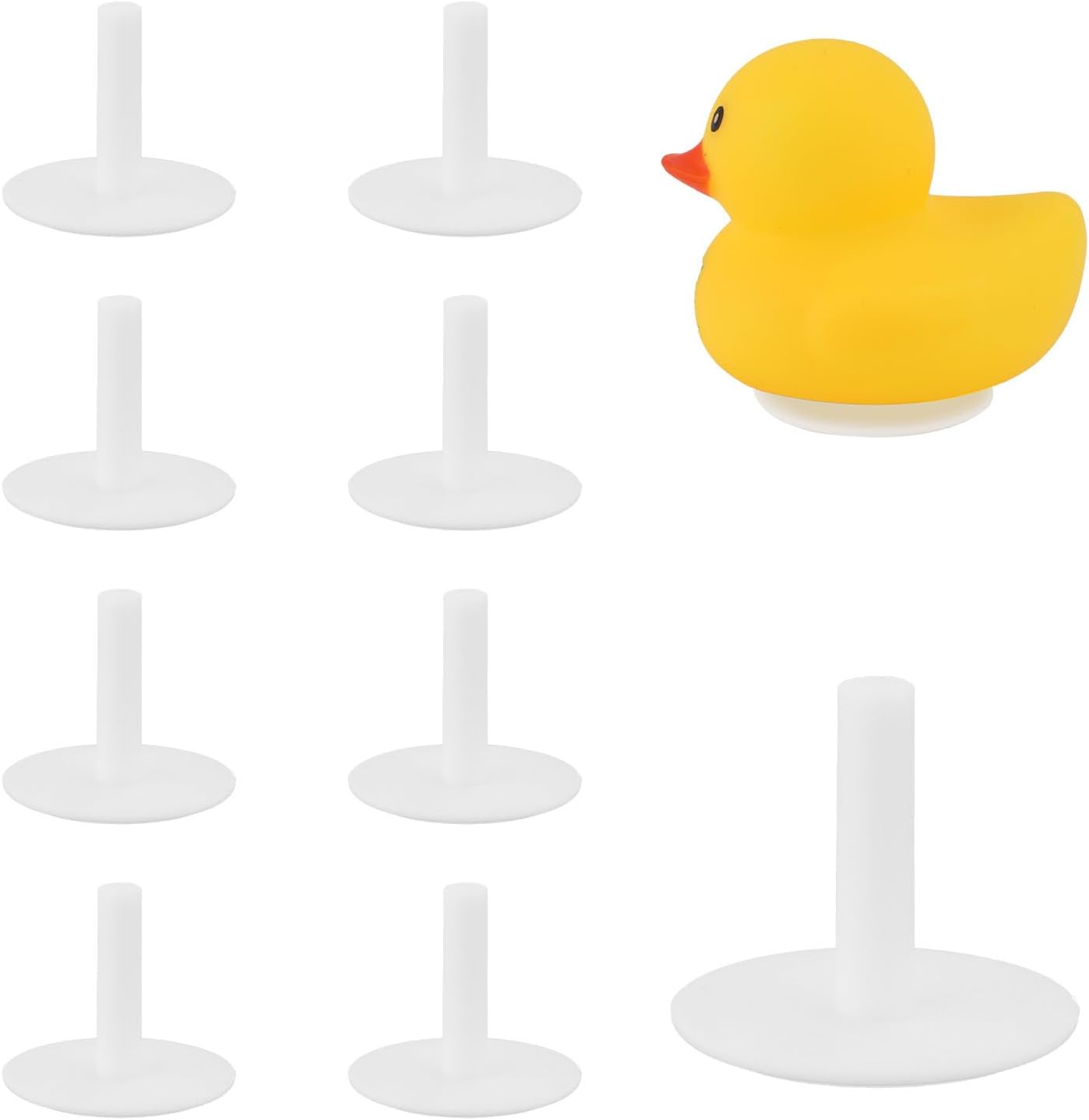 Amazon.com: BOXOB 10pcs Duck Plug Holder, Plastic Rubber Duck Mount for ...