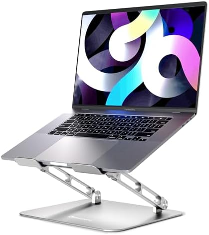 Amazon.com: Lamicall Adjustable Laptop Stand, Portable Laptop Riser ...