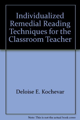 Buy Individualized Remedial Reading Techniques for the Classroom ...