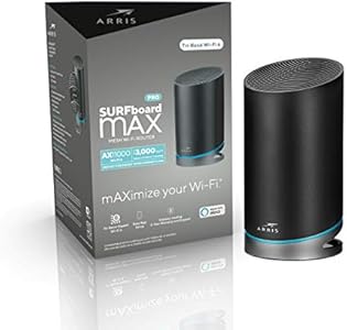 Amazon.com: ARRIS SURFboard mAX Pro Mesh AX11000 Wi-Fi 6 AX Router (W31) : Everything Else