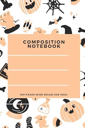 Composition Notebook 100 PAGES WIDE RULED-6X9 inch.: Embrace Your ...
