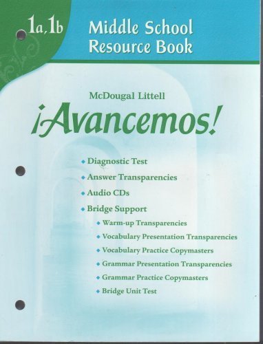 ?Avancemos!: Middle School Resource Book Levels 1A/1B (Spanish Edition ...