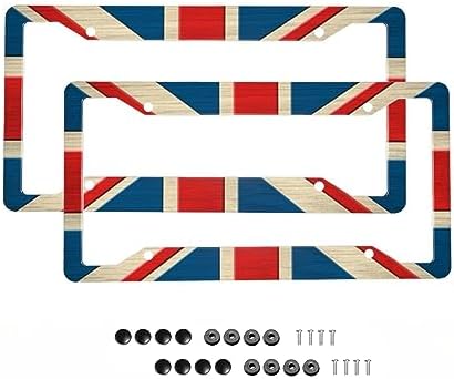Amazon.com: Union Jack - Marco para placa de matrícula, 2 unidades ...