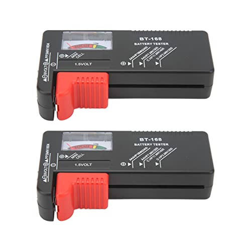 Button Cell Checker, Easy Operation 2PCS Pointer Type Compact Size ...