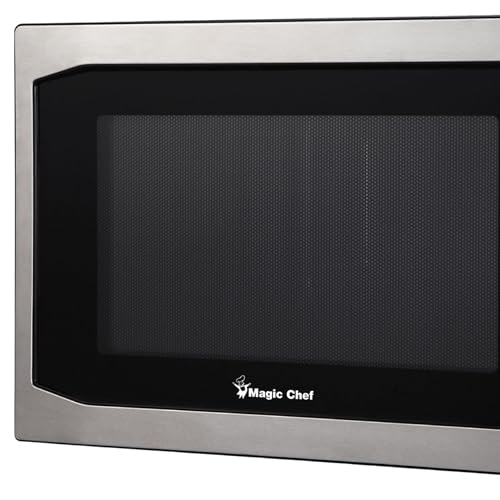 Magic Chef Stainless-Steel Microwave, Digital Programmable Microwave ...