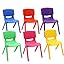 Amazon.com: Silencear 6PCS Colorful School Stackable School Chairs with ...