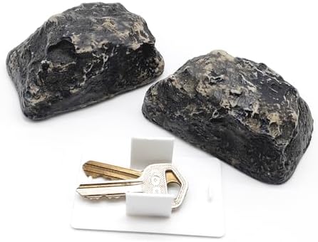 Hide A Key in Plain Sight in a Real Looking Rock/Stone, Holds Standard ...