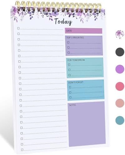 Amazon.com : To Do List Notepad - To Do List Notebook for Work with 52 ...