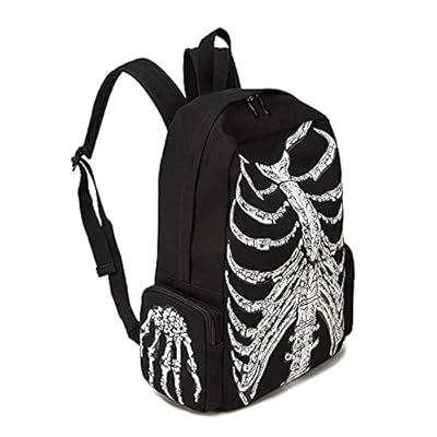 Buy Goth Backpack Grunge Backpack Y2k Fashion Skeleton Backpack Fairy ...