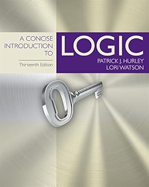 Amazon.com: A Concise Introduction to Logic: 9781305958098: Hurley ...
