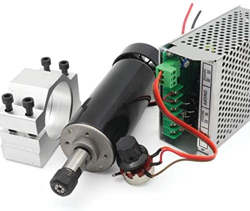 Genmitsu Air-Cooled 300W Brush DC Spindle Motor with 0-48V Output ...