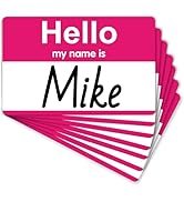 Amazon.com : 360 Pcs Name Tags Stickers, (3"x2") Hello My Name is ...