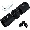Amazon.com: 3/4" Window Corner Curtain Rod Connector 1 pcs Black ...