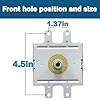Amazon.com: W10693025 Magnetron 2M253J Compatible for 2m240j（L）2m303j（L ...