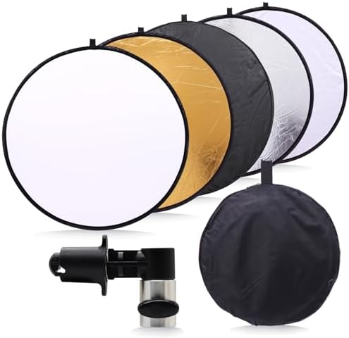 Amazon.com : 51inch/130cm Light Reflectors for Photography 5 in 1 Large ...