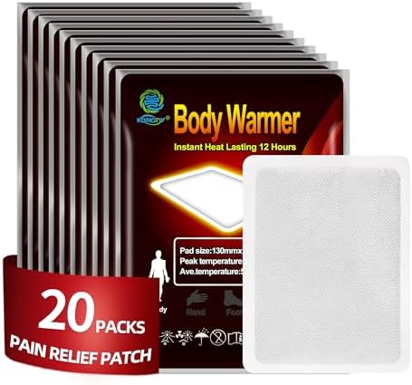 Amazon.com: KONGDY 20 Count Heat Therapy Patches, Heating Patches for ...