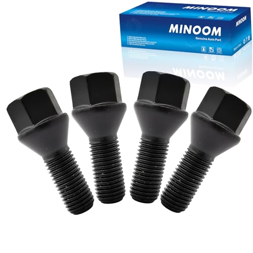 MINOOM 36136781150 Wheel Lug Bolts Nuts Replacement for BMW E46 E90 E39 ...