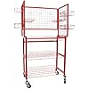 Amazon.com: Auto Detailing Cart, Mobile Storage with 3 Shelf Organizer ...