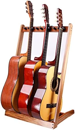 Amazon.com: HilerPunk Guitar Stand, Wooden Multiple Guitar Stands ...