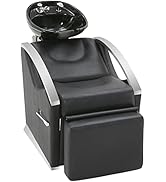 Amazon.com: BarberPub Ceramic Bowl Backwash Shampoo Chair, Adjustable ...