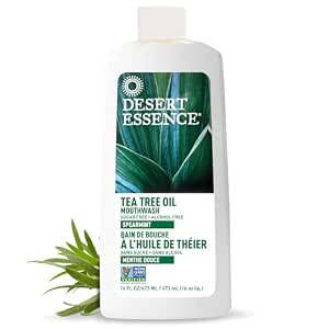 Amazon.com : Desert Essence Tea Tree Oil Mouthwash, Spearmint, 16 fl oz ...