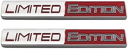 Amazon.com: 2Pcs Car Body Metal Limited Edition Logo Letter Emblem ...